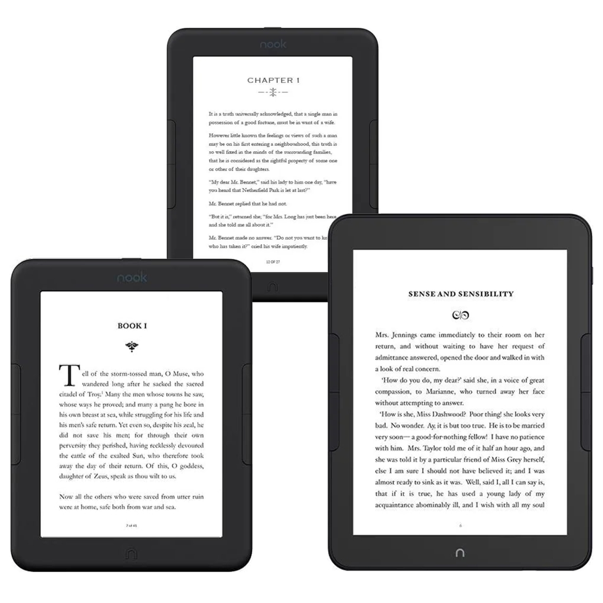 Compare Barnes & Noble Nook e-readers - ComparisonTables
